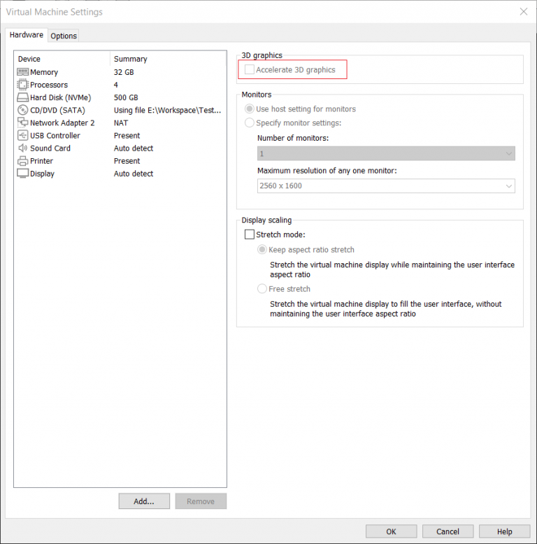VMware Workstation unrecoverable error: (mks) occurs when starting a VMWare virtual machine - UNKI